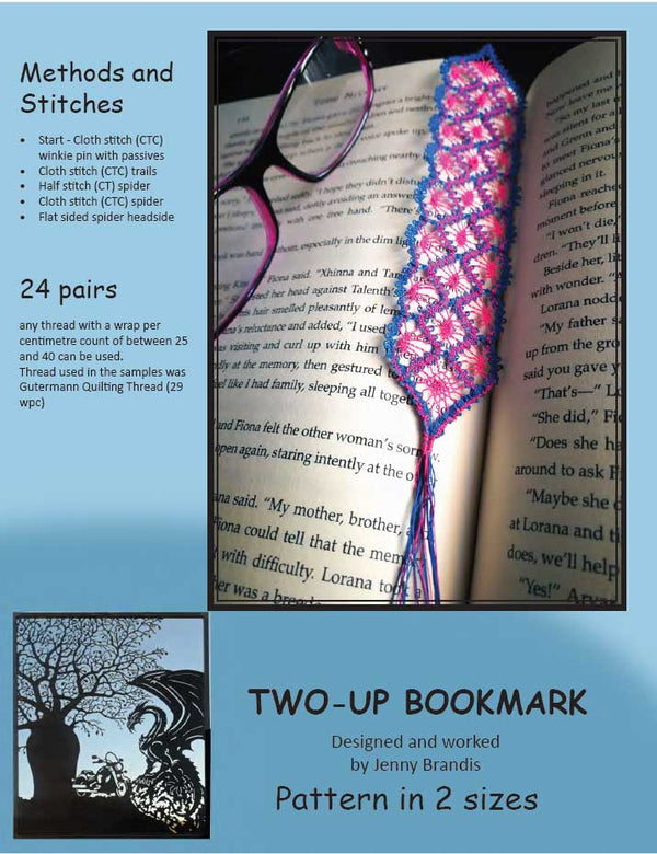 2 Up Bookmark (DIGITAL FILE) – JennyBrandisLace